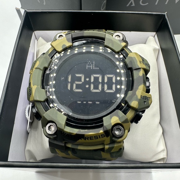 Activa | Accessories | Activa By Invicta Camouflage Digital Watch ...